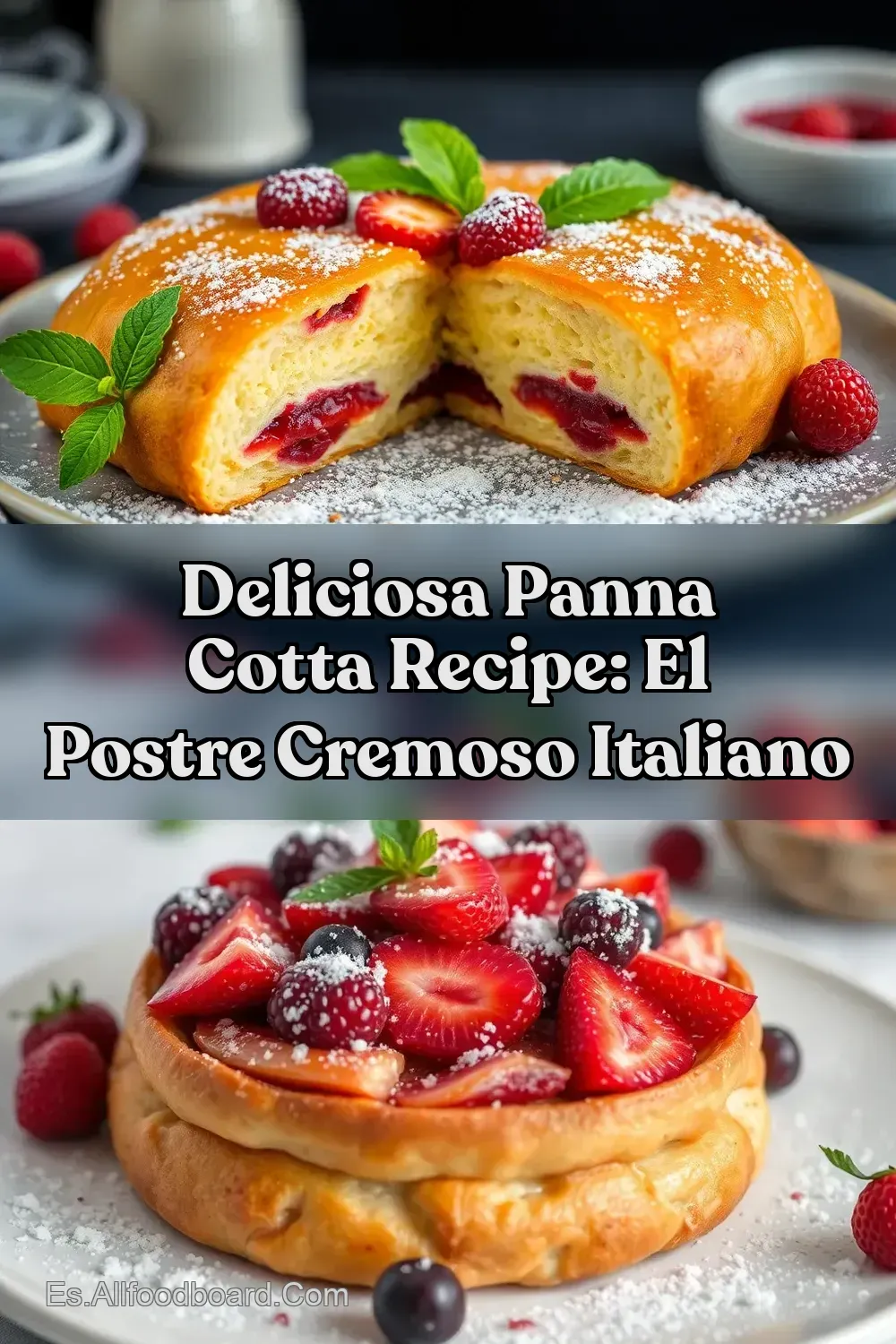 Panacota Casera: Receta Italiana Cremosa con Frutos Rojos