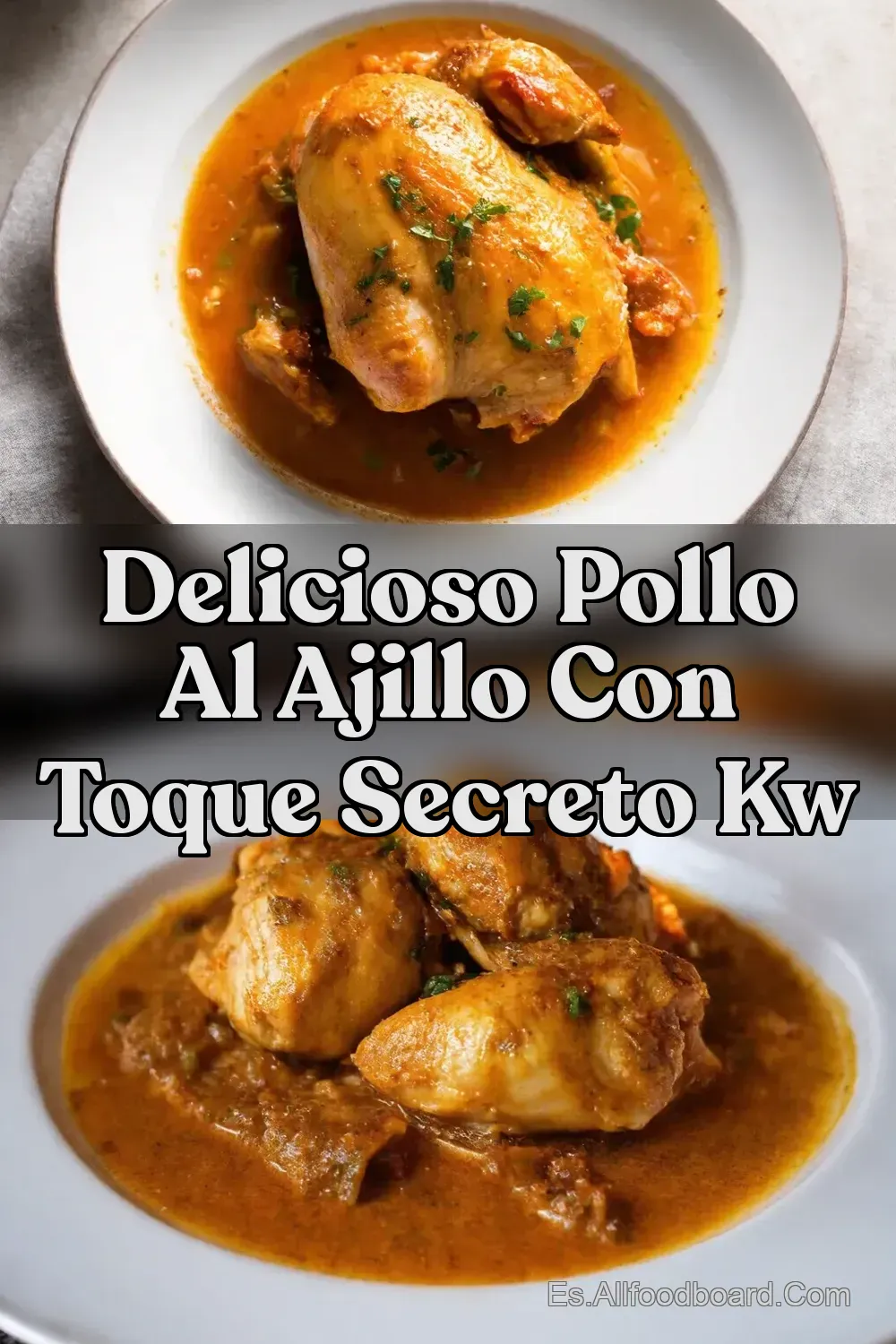 Pollo al Ajillo Casero con Jerez Receta Fácil - ES All Food…